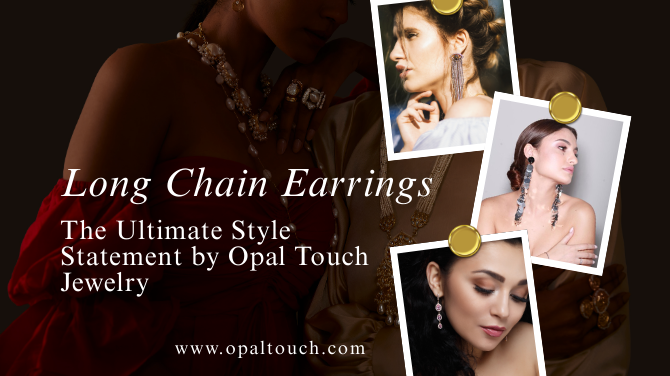 How to Style Long Chain Earrings With Both Western and Ethnic Wear ...